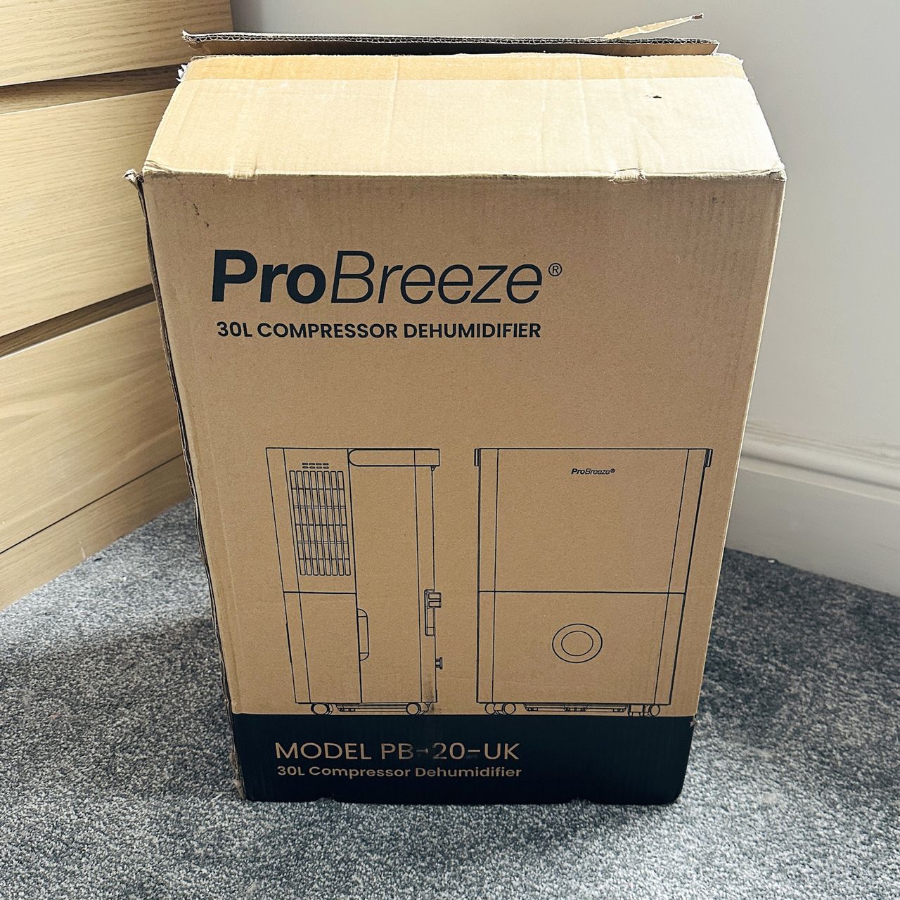 Pro Breeze 30L High Capacity Smart Dehumidifier review 2026 | Ideal Home