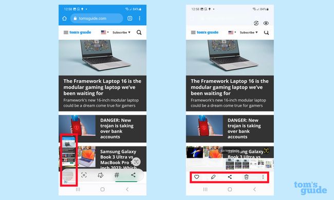 How to take a screenshot on Galaxy S23 | Tom's Guide