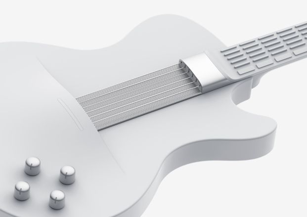 Magic Instruments Guitar Replaces Strings with Buttons: "Pick Up and ...