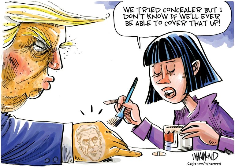 5 outspoken cartoons about Epstein survivors taking center stage | The Week