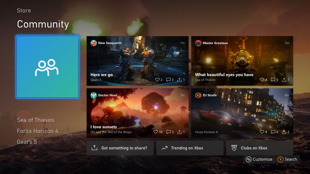 Get a preview of the Xbox Series X interface with the latest update to ...