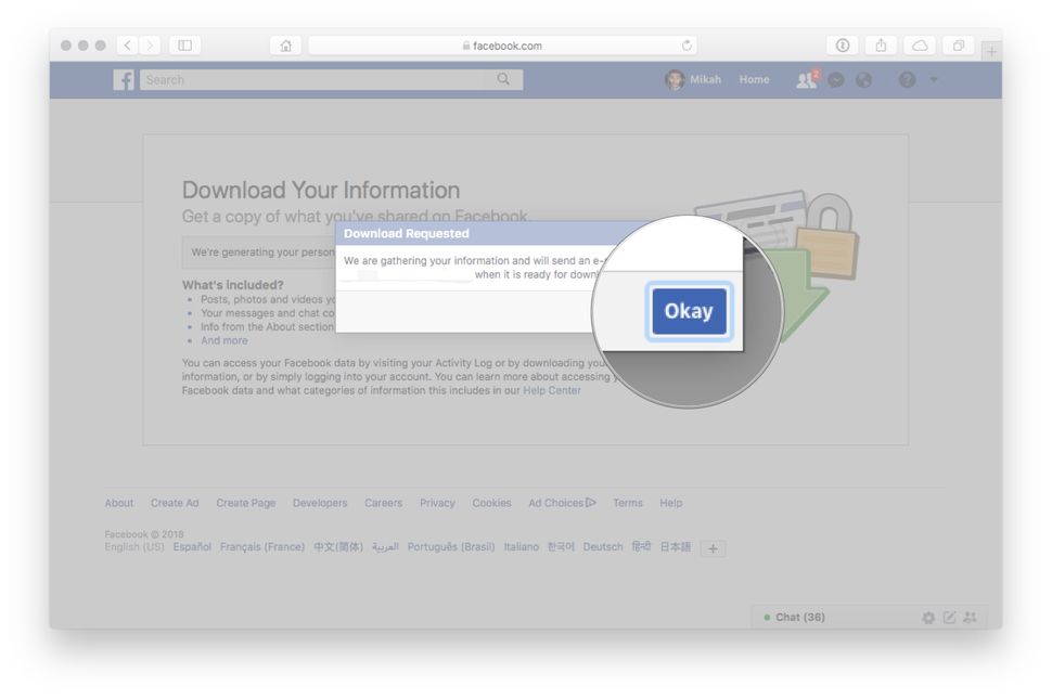 How to download a copy of your Facebook data | iMore