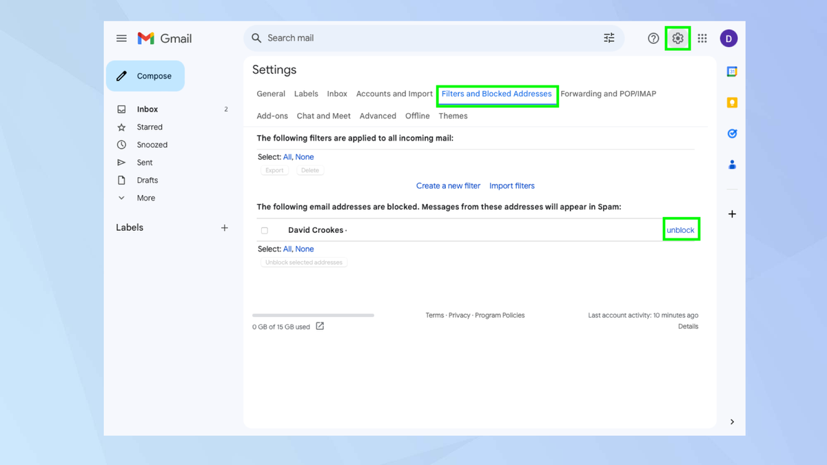 How to block emails in Gmail | Tom's Guide