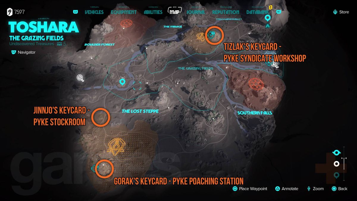 How to find the Star Wars Outlaws Pyke Syndicate keycards | GamesRadar+