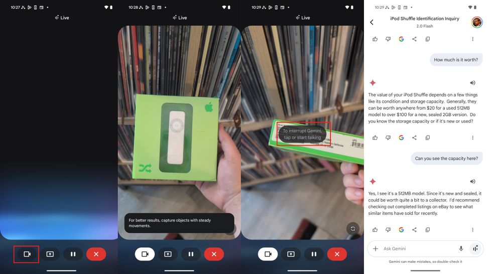 How to use Gemini Live's camera and screen sharing features | Android ...
