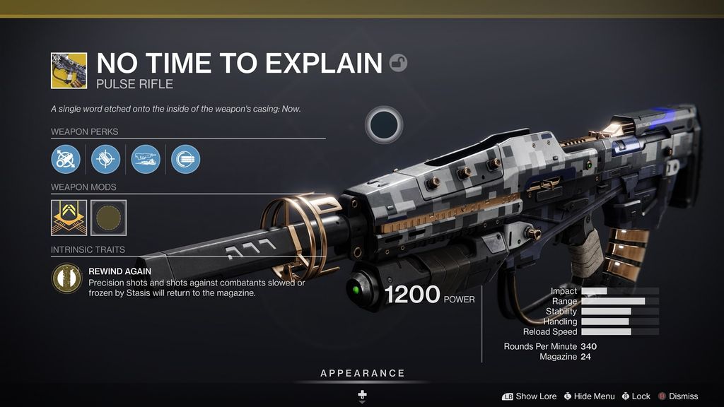 How to get No Time To Explain in Destiny 2 | PC Gamer