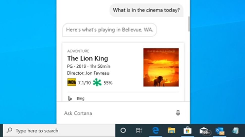 Windows 10 preview ushers in new Cortana app with chat-based interface ...