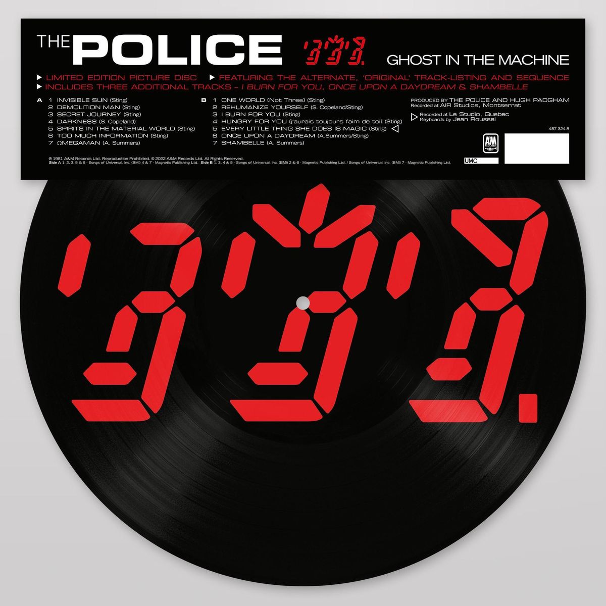 The Police to release picture disc of 1981's Ghost In The Machine | Louder