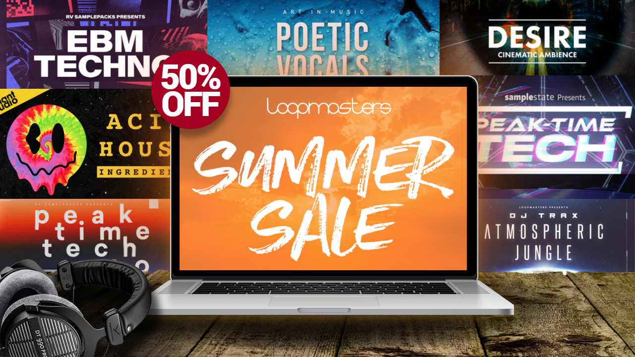 Loopmasters are here to save your tracks with 50% off a huge range of ...