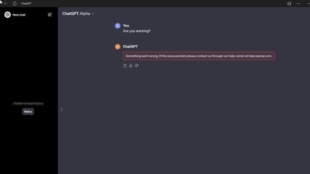 ChatGPT has been experiencing a near-total service outage | Windows Central