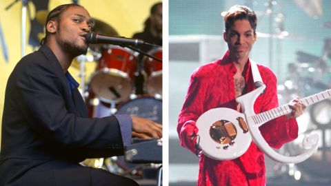 “Right in front of his keyboard rig was the big symbol guitar. He looks ...