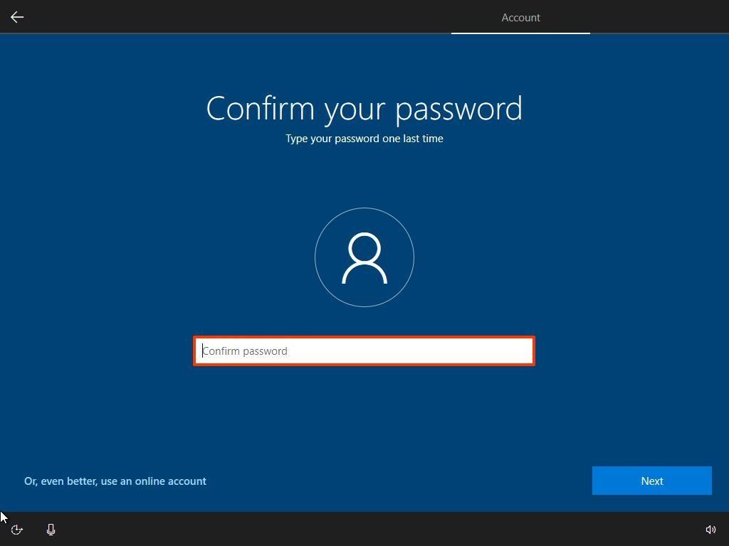 Set up Windows 10 with local account instead of Microsoft account ...