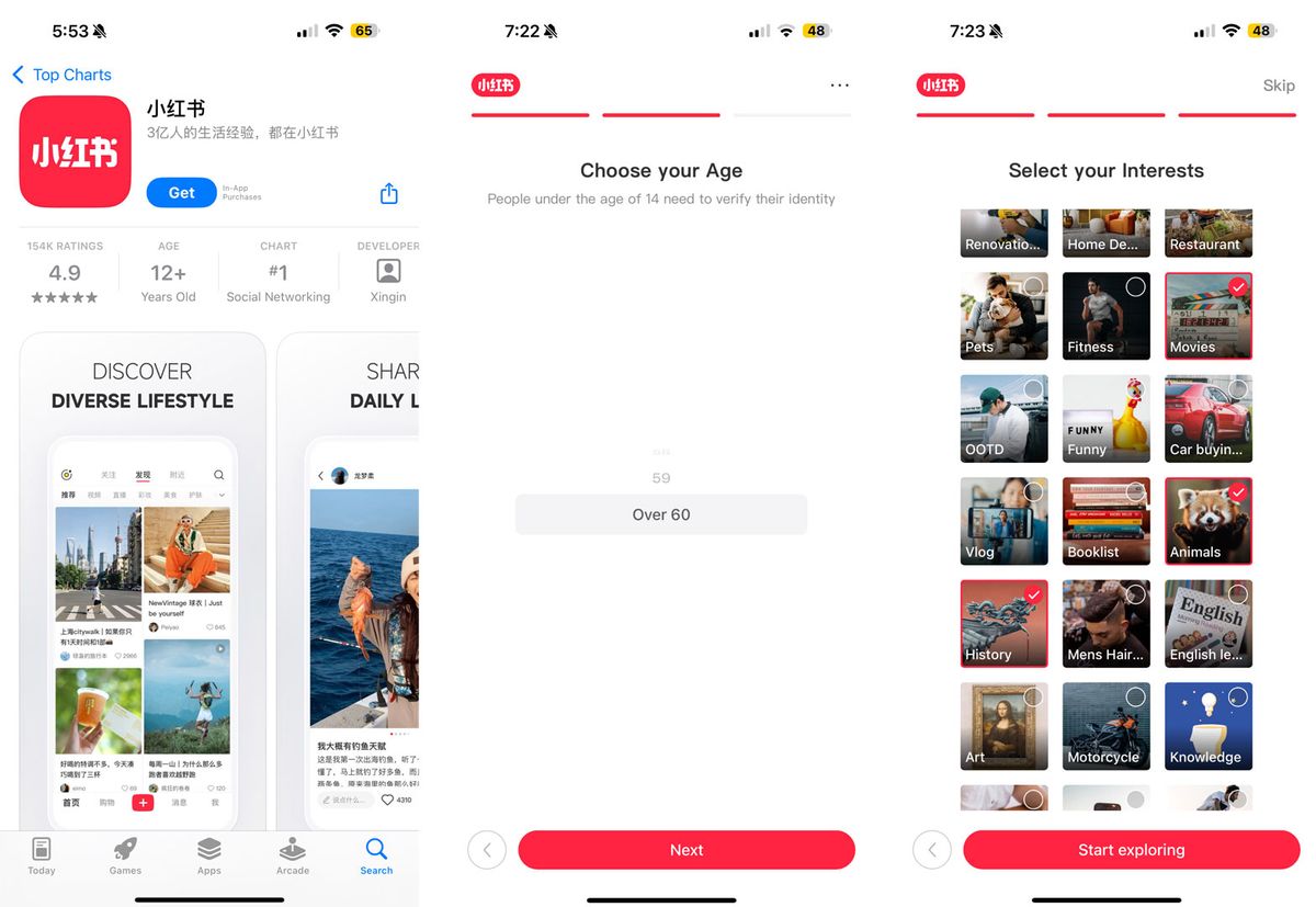 TikTok's imminent ban is pushing people to RedNote, another Chinese app ...