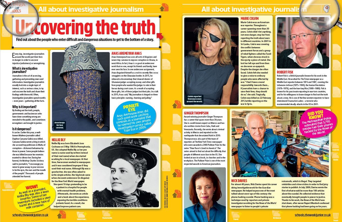 Investigative Journalism | The Week Junior