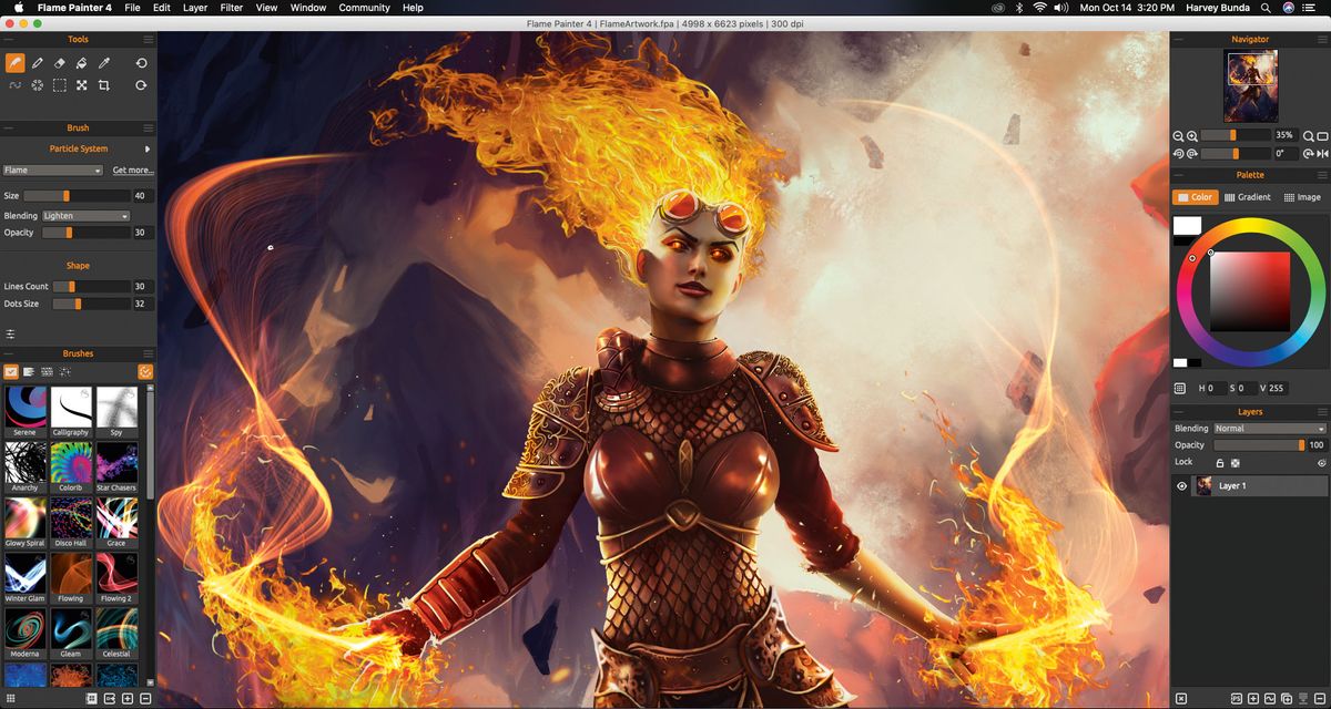Get started with Flame Painter | Creative Bloq