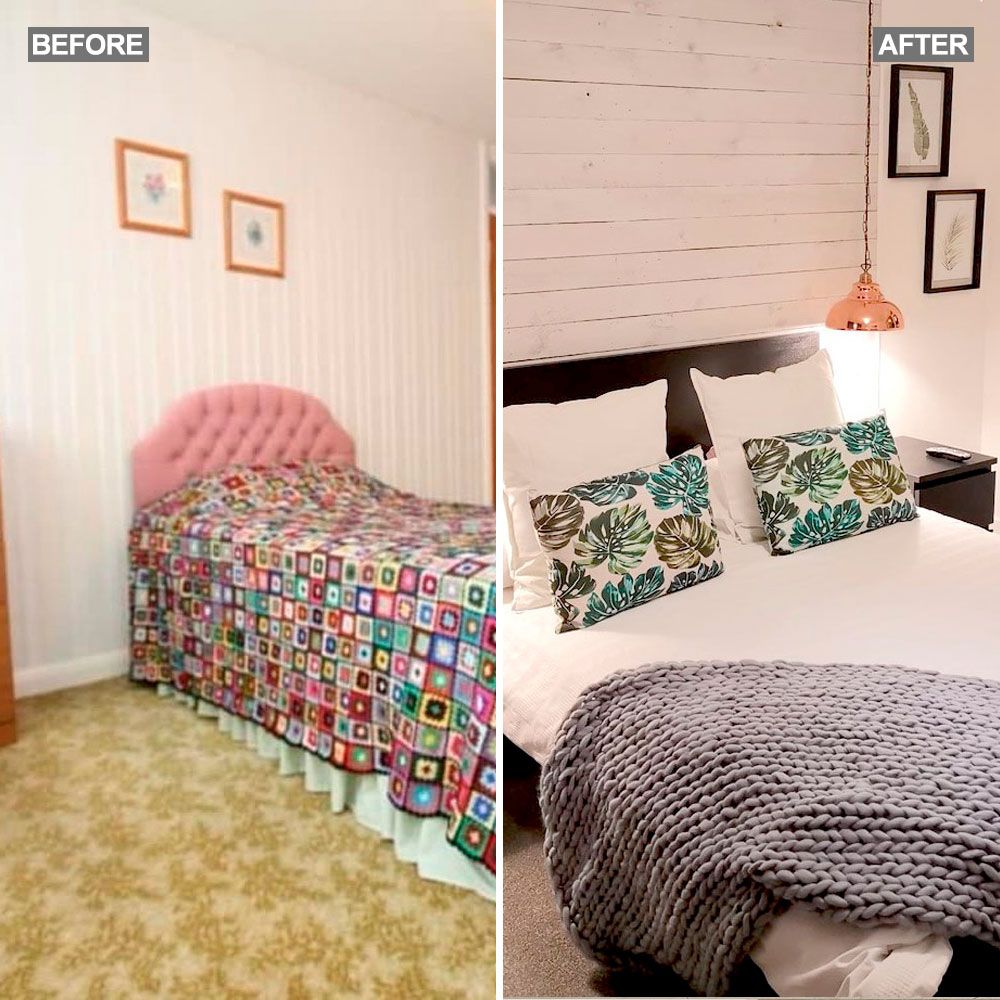 Be inspired to carry out a dreamy DIY bedroom makeover just like this ...