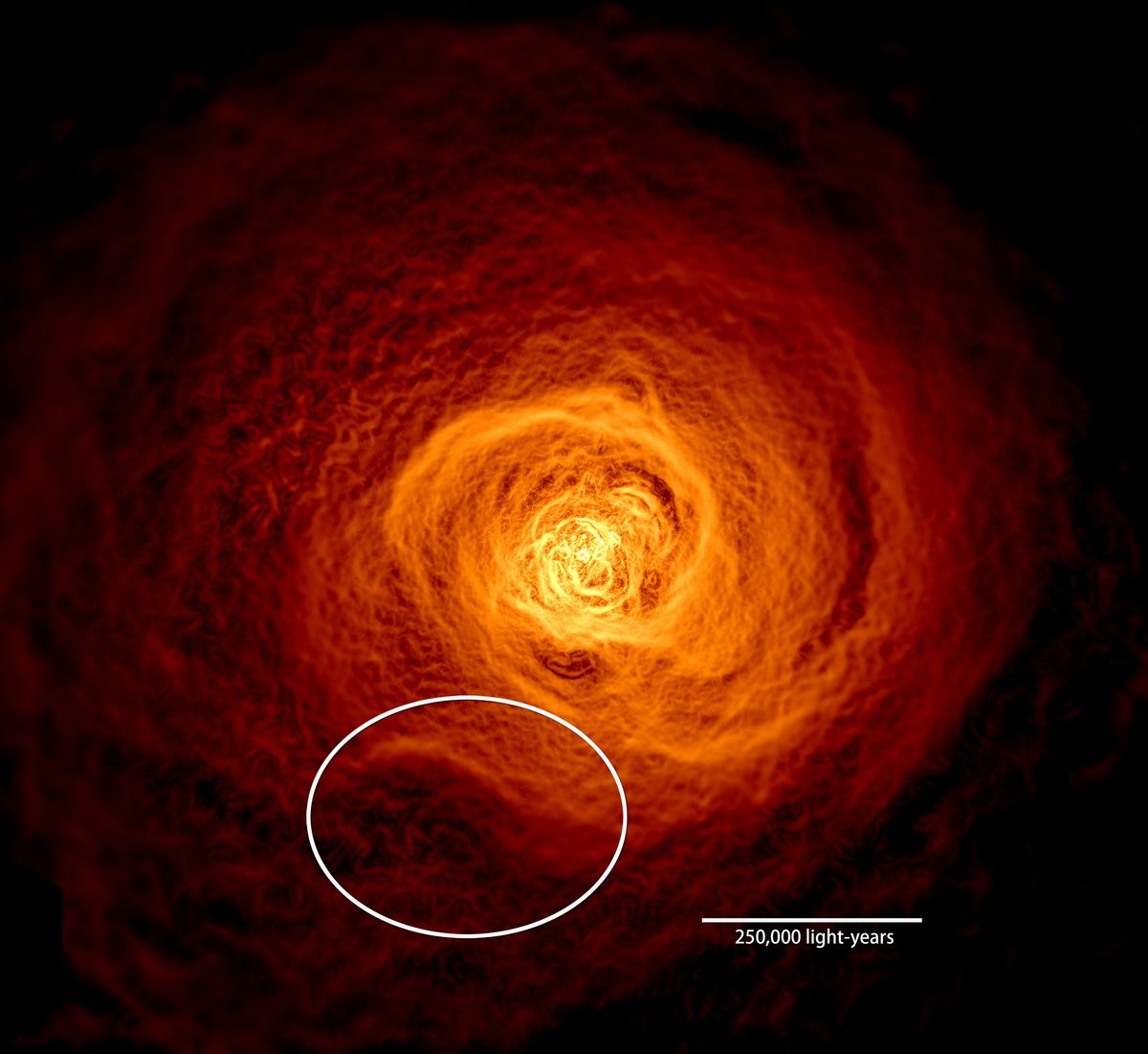 Gigantic X-Ray Tsunami Rolls Through Galaxy Cluster (Video, Photos) | Space