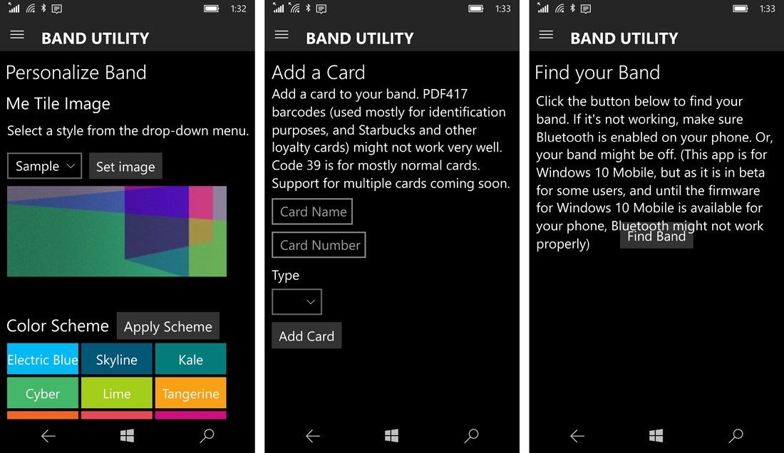Band Utility, an easy way to add a little color to your Microsoft Band ...