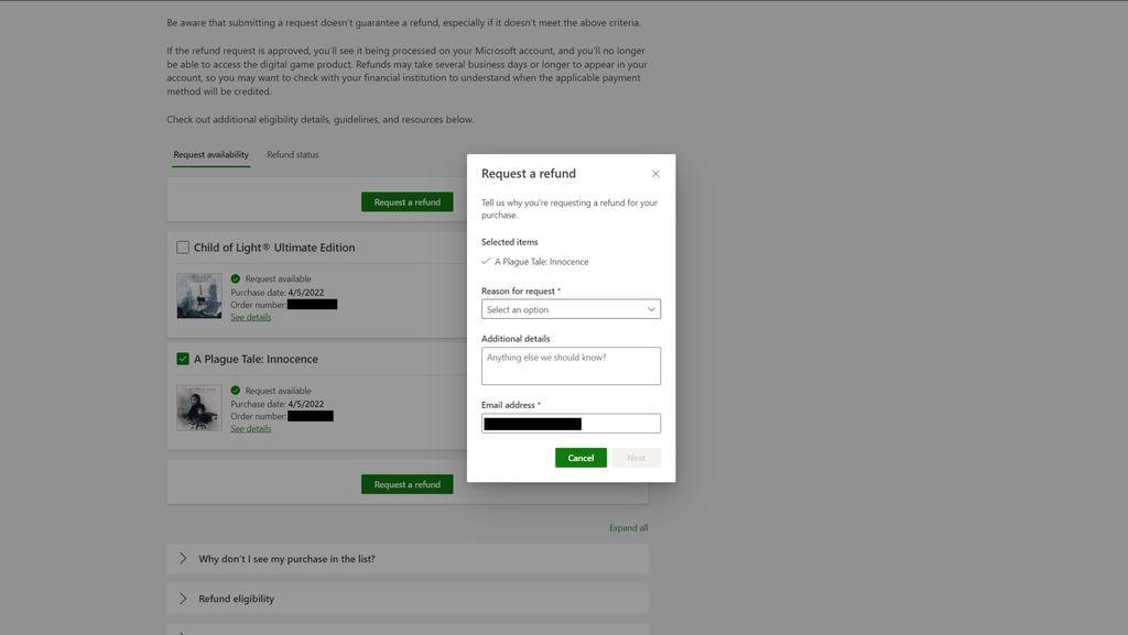 How to get refunds on digital Xbox games and subscriptions | Windows ...