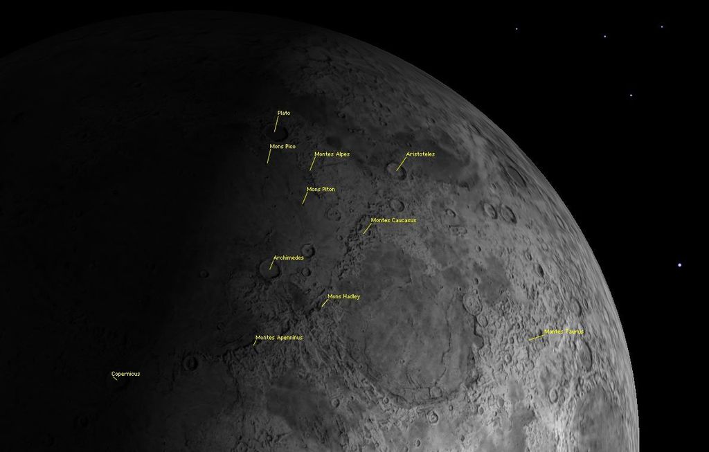 Mountains on the Moon: How to See Them | Space