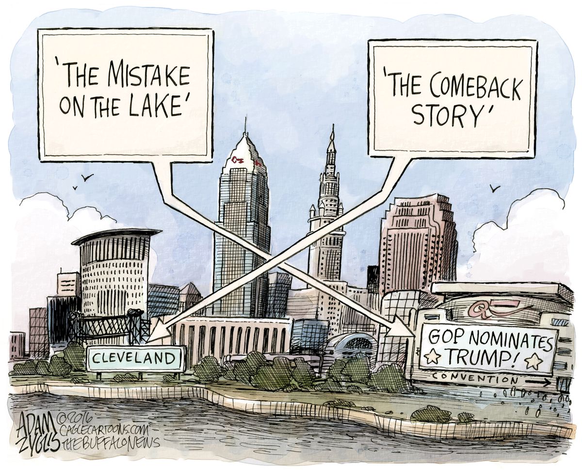 Political cartoon U.S. RNC convention | The Week