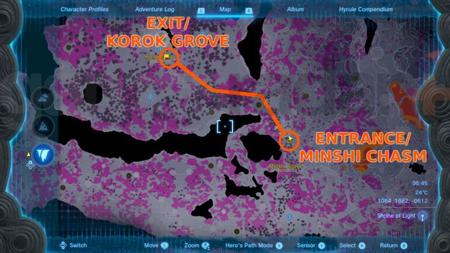 How to get to Lost Woods in Zelda Tears of the Kingdom | GamesRadar+