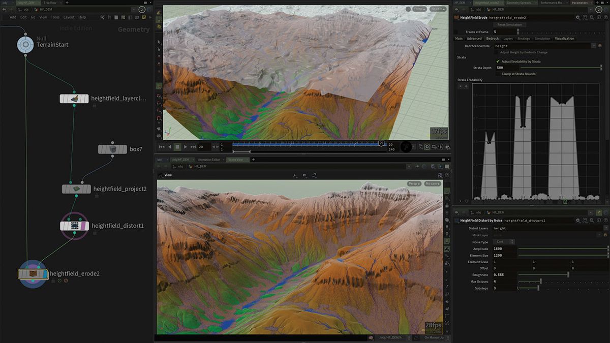 Build terrain in Houdini 17 | Creative Bloq