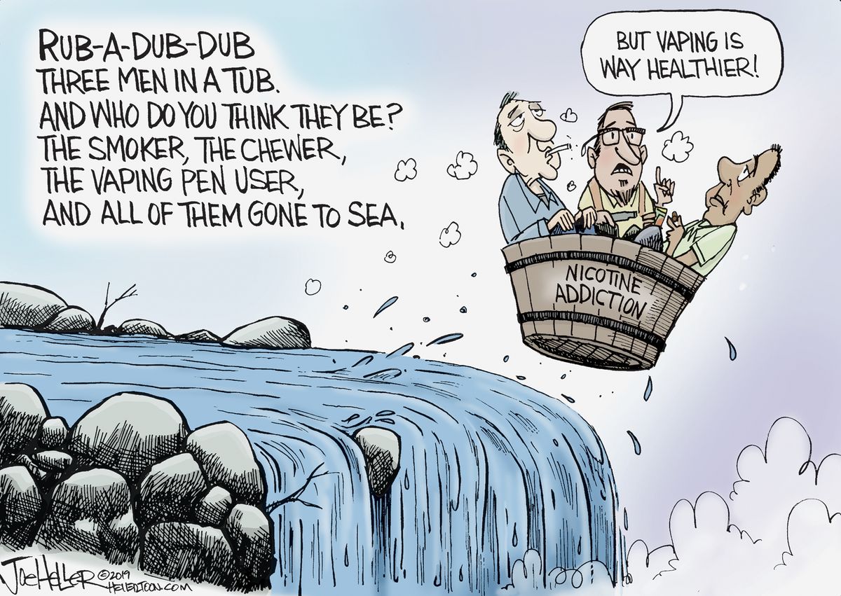 Editorial Cartoon U.S. Vape Smoke Nicotine | The Week