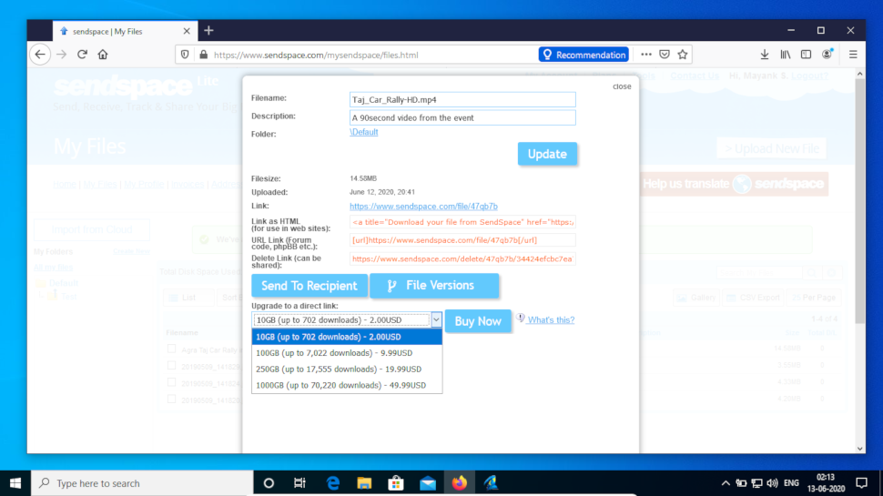 Sendspace file sharing review | TechRadar