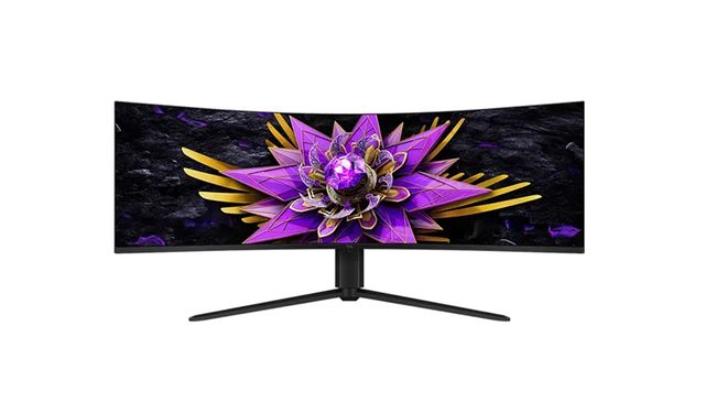 TCL’s 57-inch curved dual 4K monitor is made for wide desks and ultra ...