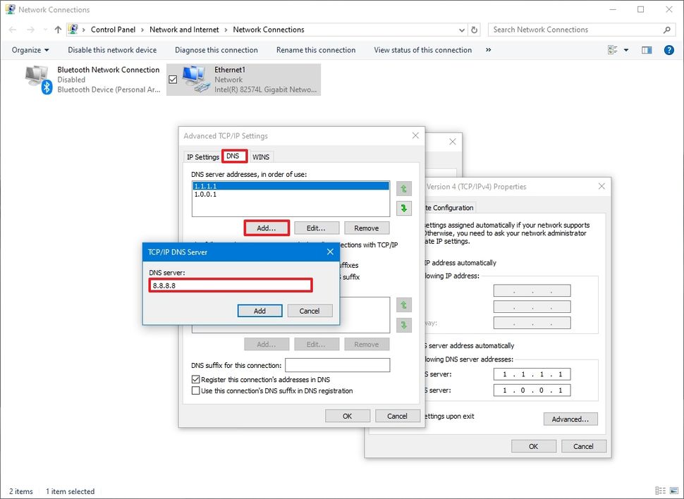 Change DNS settings on Windows 10 | Windows Central