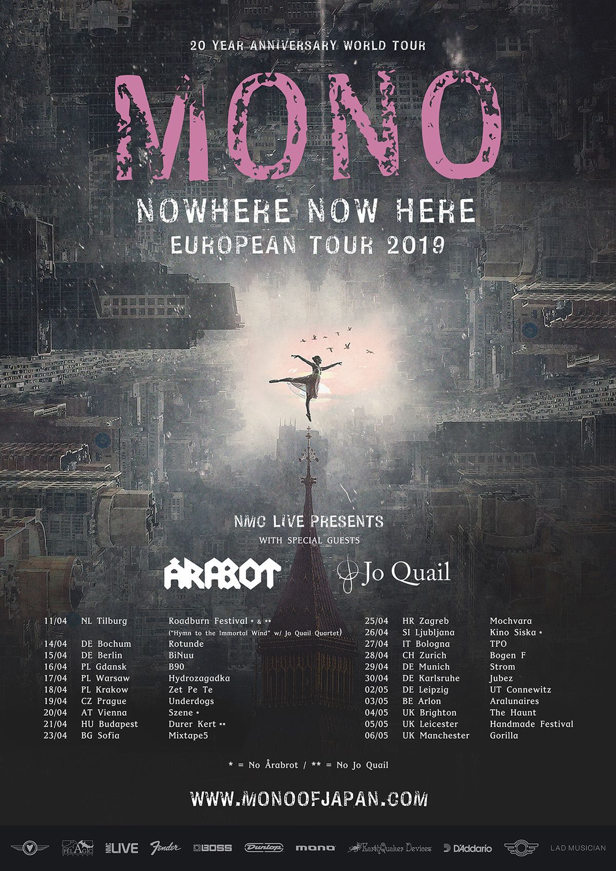 Mono announce the Nowhere Now Here European tour | Louder