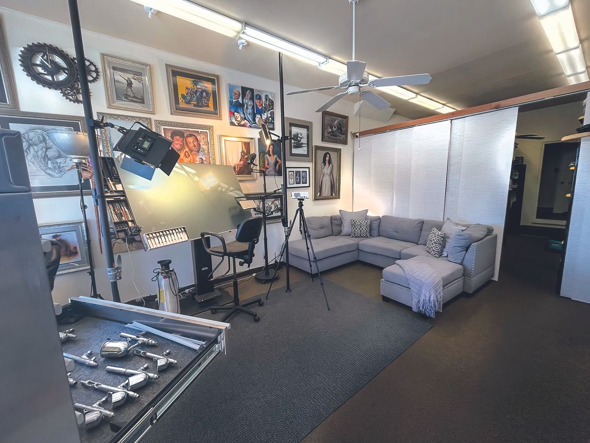 Inside the artist's studio: see the ever-evolving workspace of Mike ...