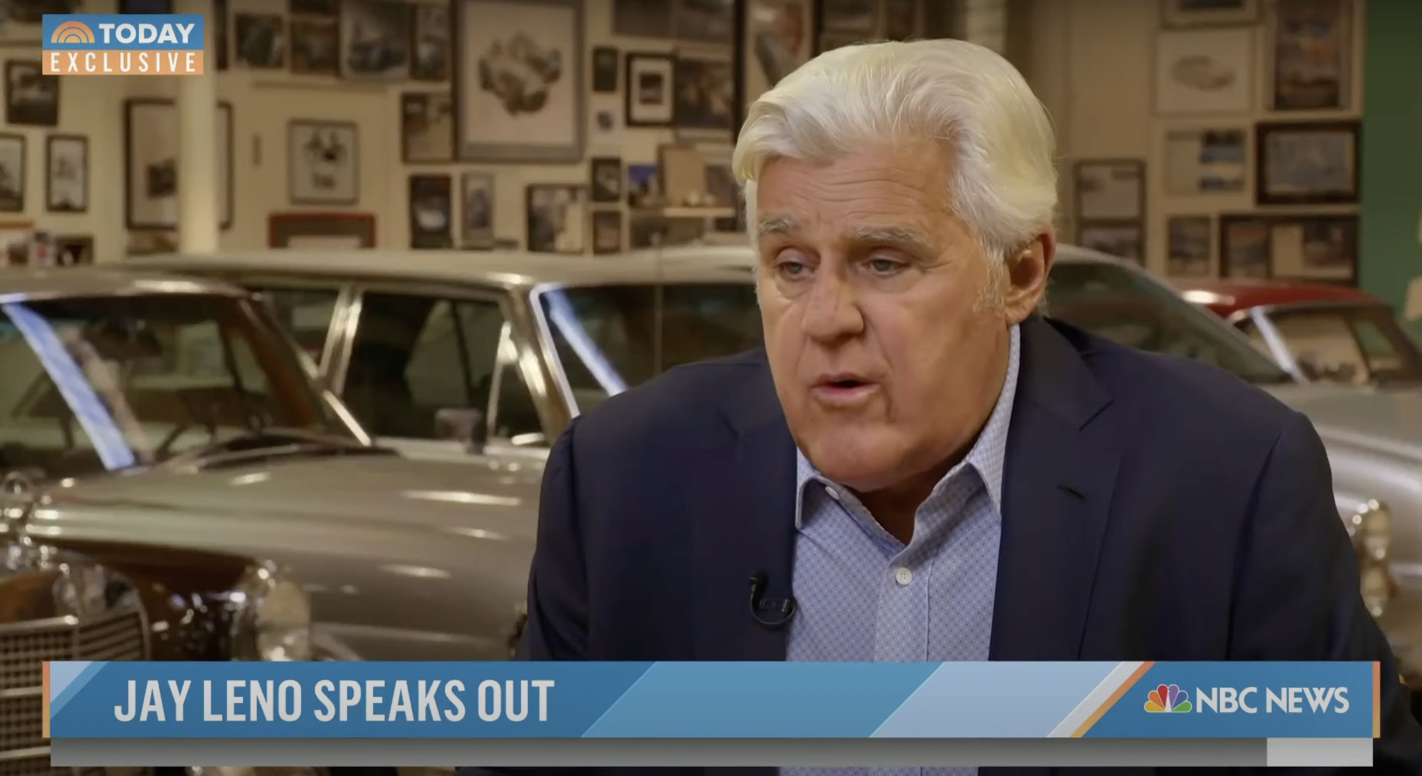 Jay Leno gives 1st interview since accident: 'My face caught on fire ...