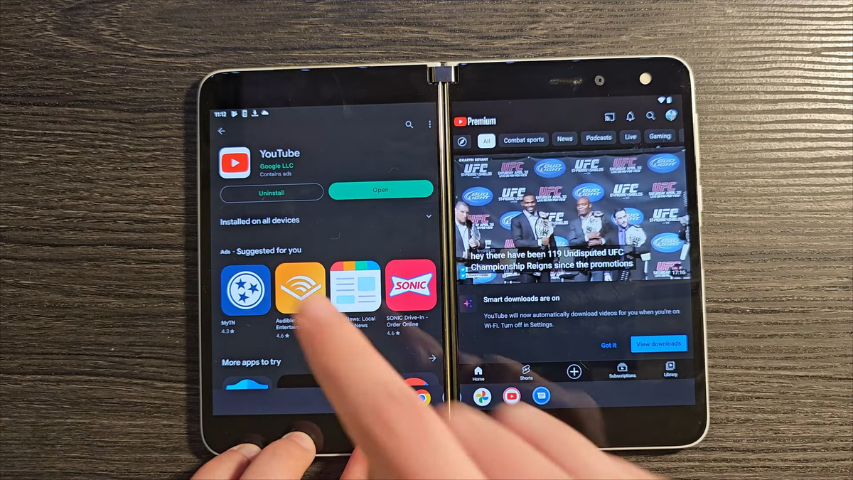 Check out the Surface Duo running Android 13, an OS your foldable may ...