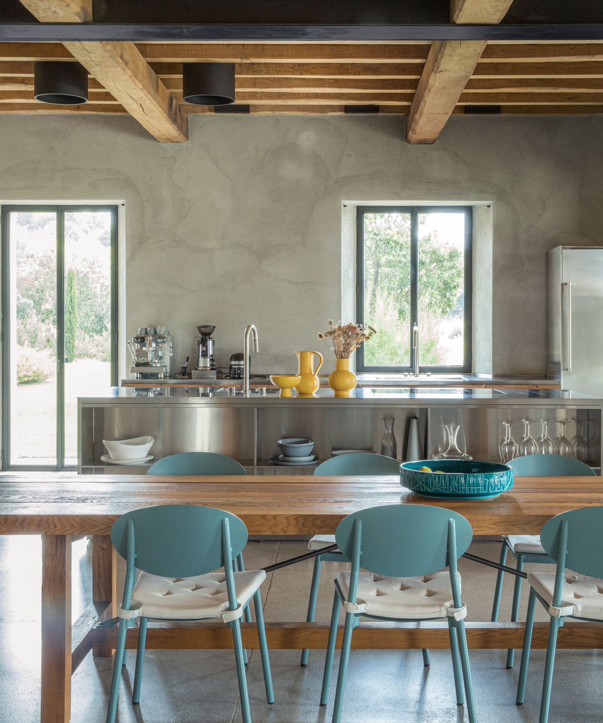 This Tuscan villa showcases a natural and neutral modern rustic ...