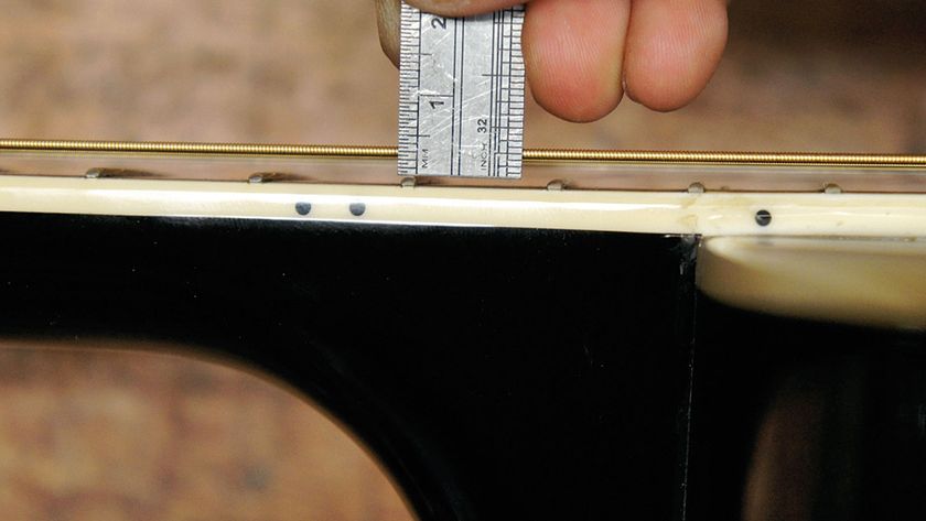 How to set acoustic guitar saddle height | MusicRadar