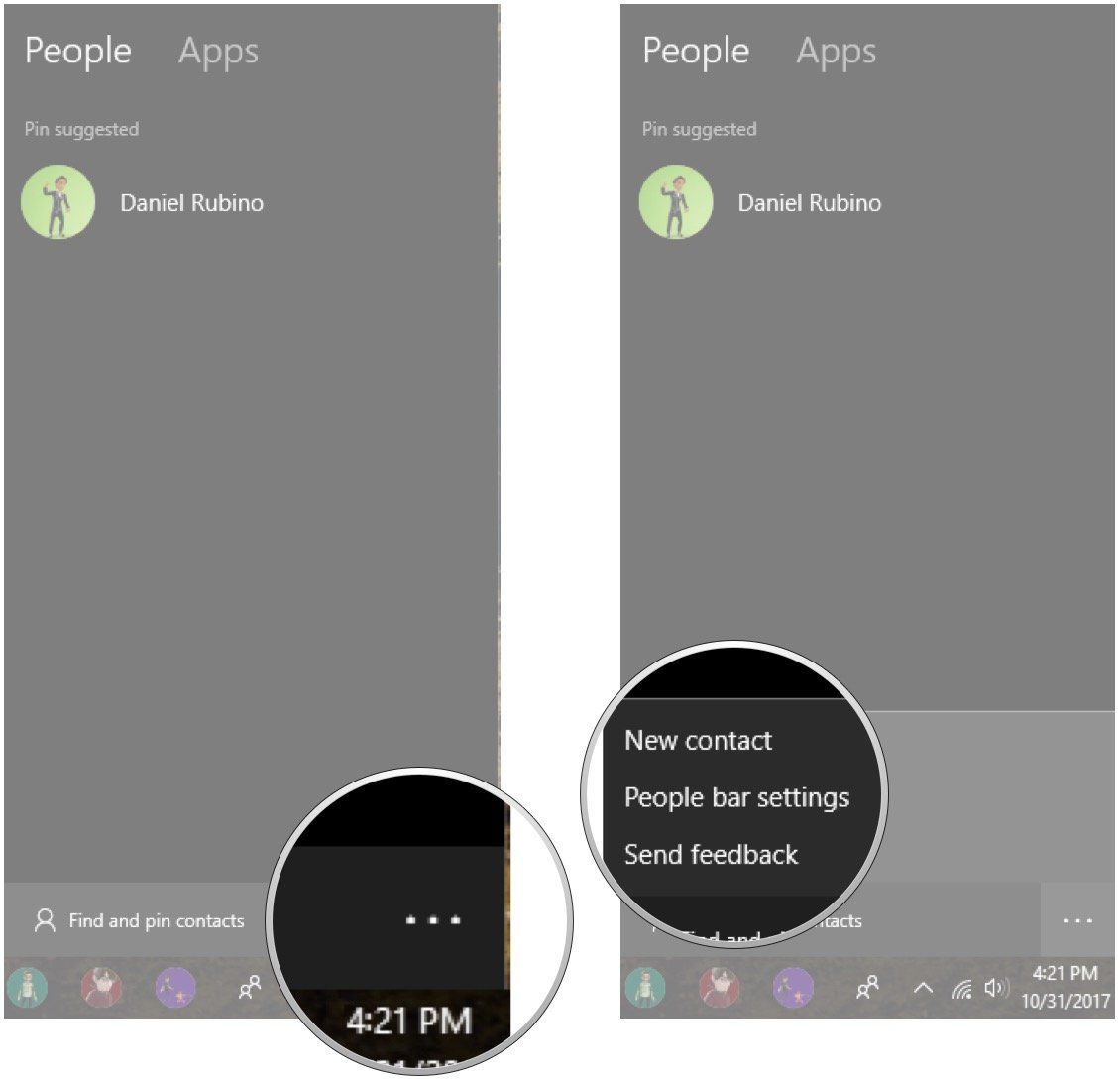 How to use My People in Windows 10 Fall Creators Update | Windows Central