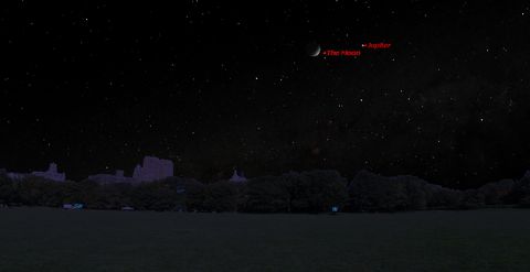 Jupiter Will Dazzle Above Moon This Weekend: How to See It | Space
