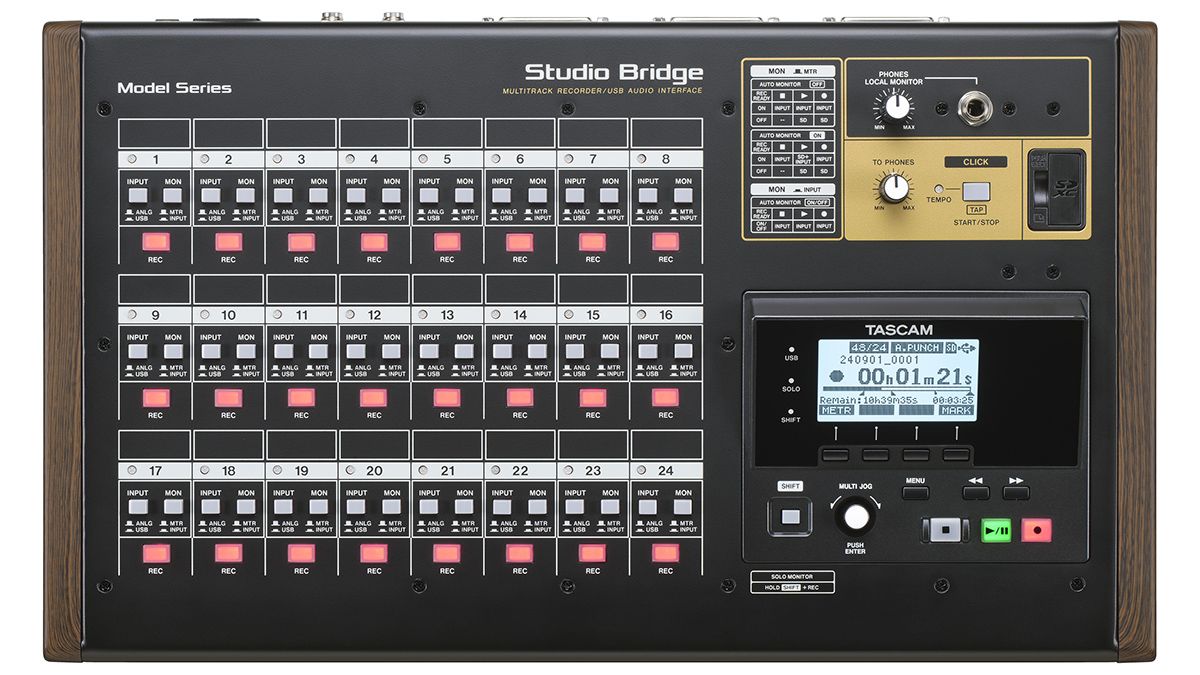 Both USB audio interface and multitrack recorder, Tascam’s retro ...