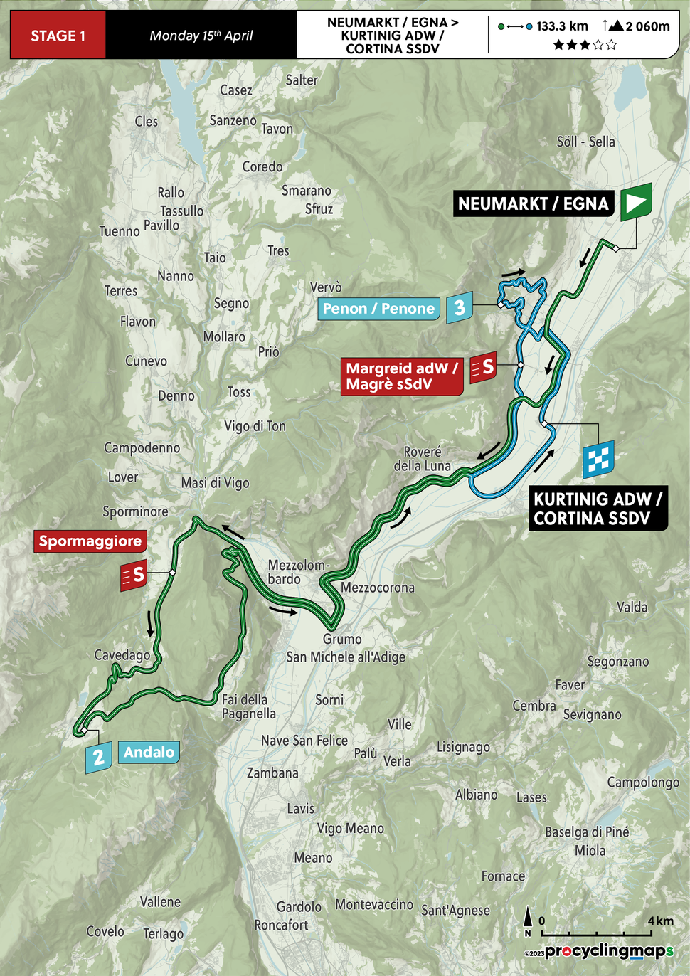 Tour of the Alps 2024 route | Cyclingnews