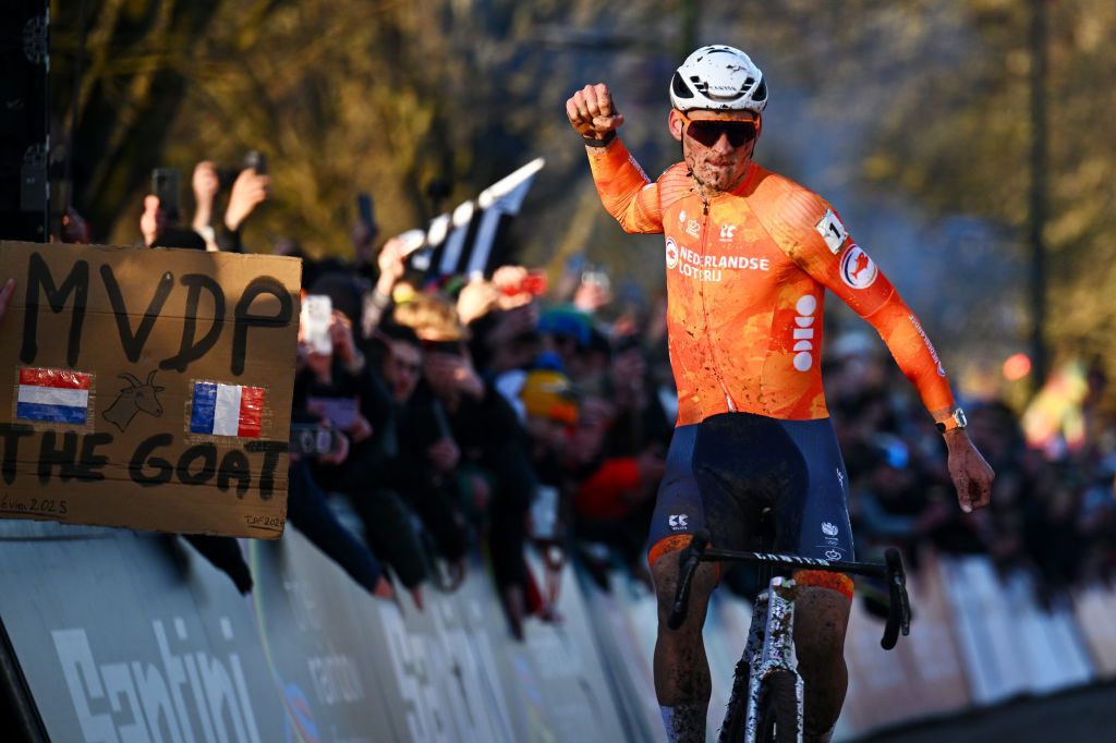 Cyclo-cross World Championships: Mathieu van der Poel dominates to ...