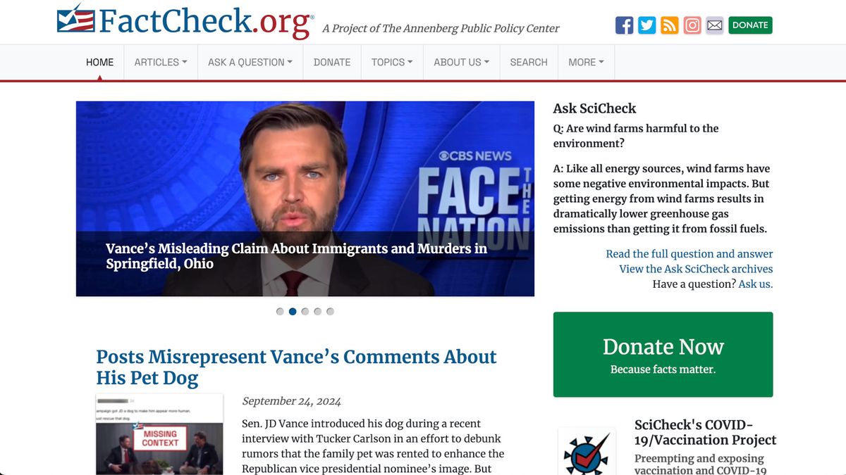 FactCheck.org: How to Use It to Teach | Tech & Learning