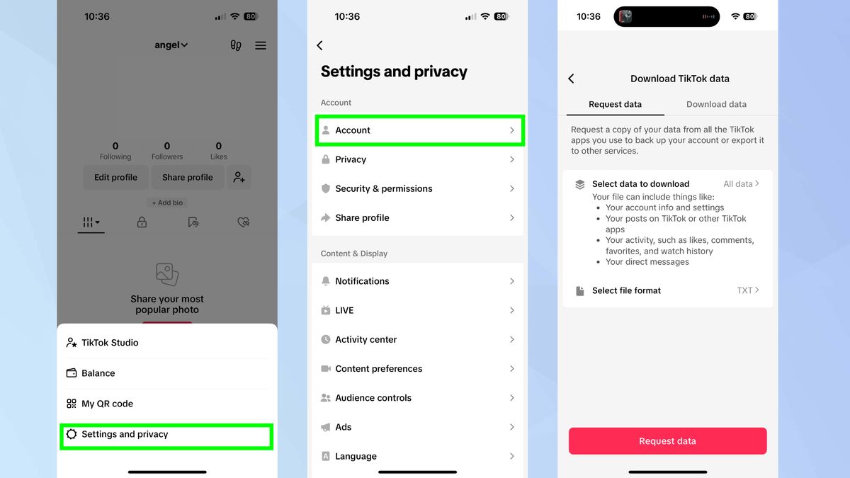 How to save your TikTok content before the app shuts down | Tom's Guide