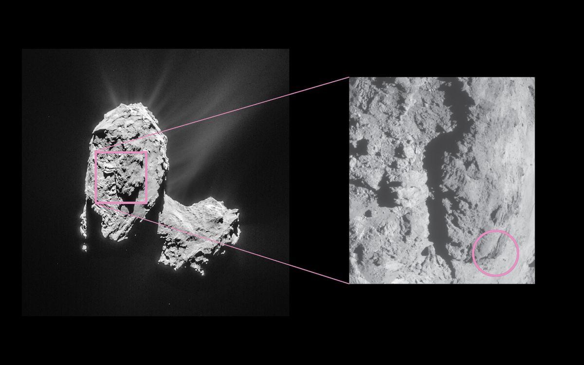 Rosetta Probe Gets Rare Close-Up of Comet Eruption (Video) | Space