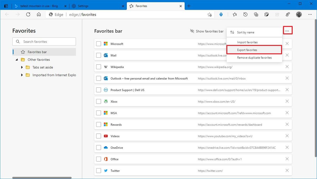 How to manage favorites on Microsoft Edge | Windows Central