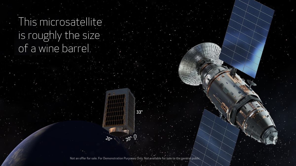 Take your own photos from space, using Canon's imaging satellite ...