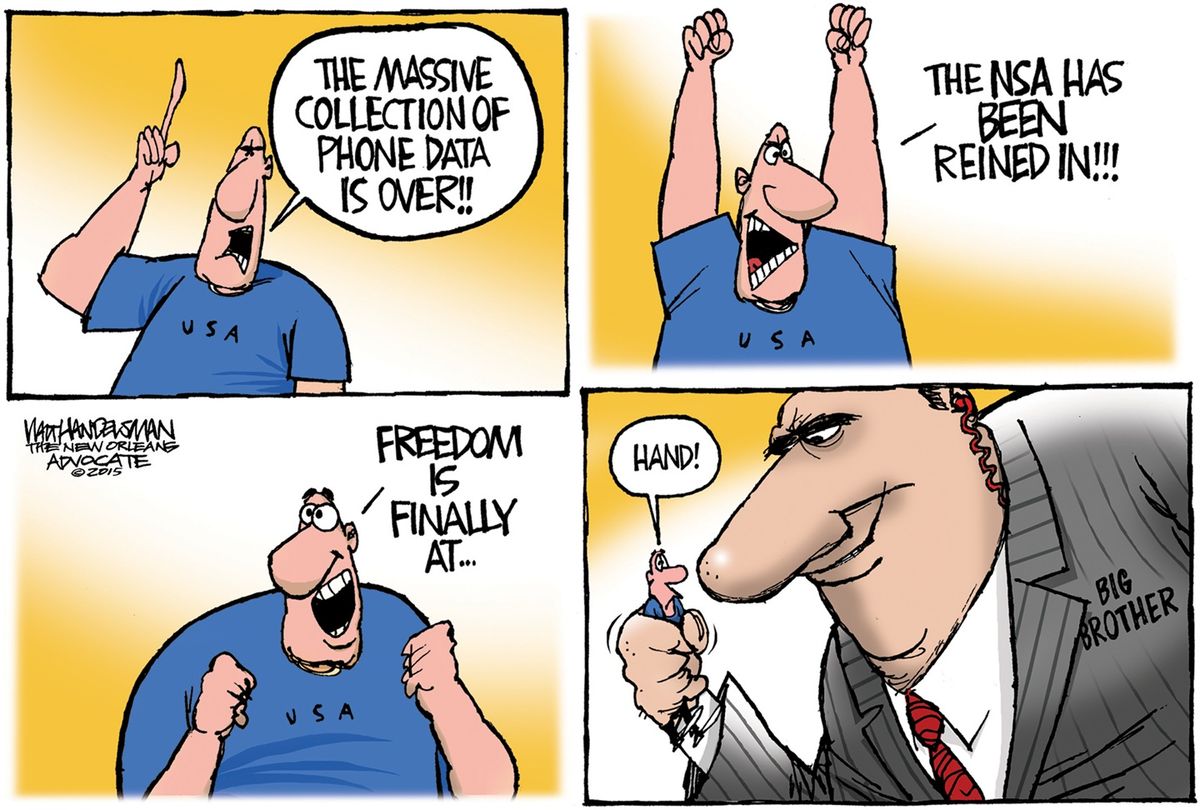 Editorial cartoon U.S. NSA Surveillance | The Week