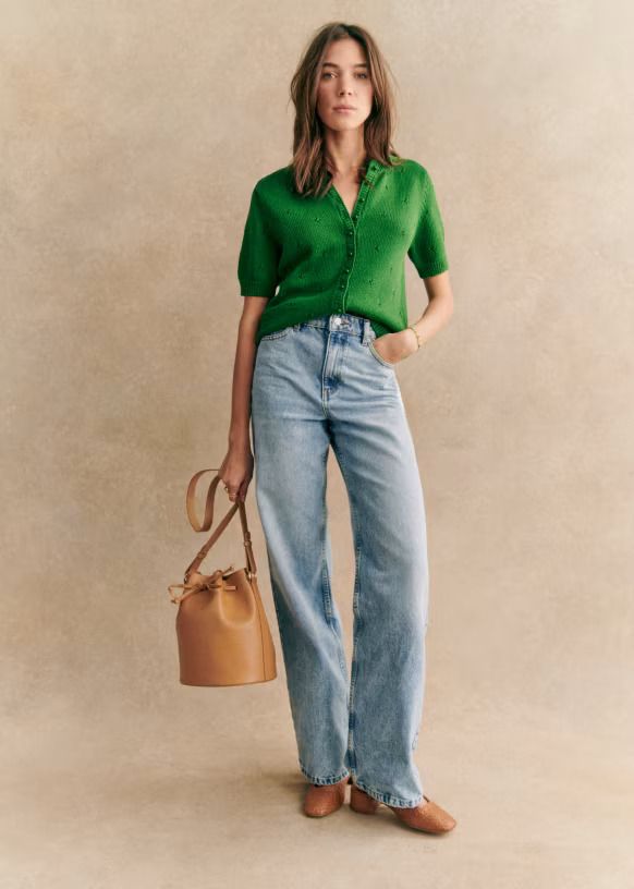 Short-Sleeved Cardigans Are a French-Girl Summer Favourite | Who What Wear