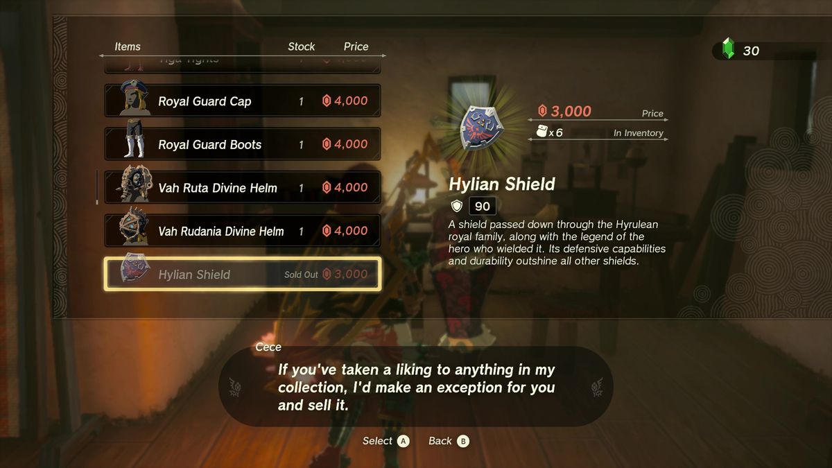 How to get the Hylian Shield in Zelda Tears of the Kingdom | GamesRadar+